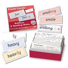 Spelling Flashcards - Learn the suffixes and spelling rules